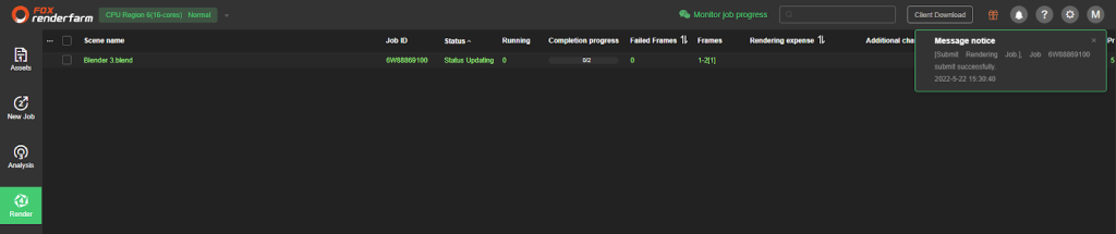 Fox render farm workflow for Blender and Cycles - VFXRendering