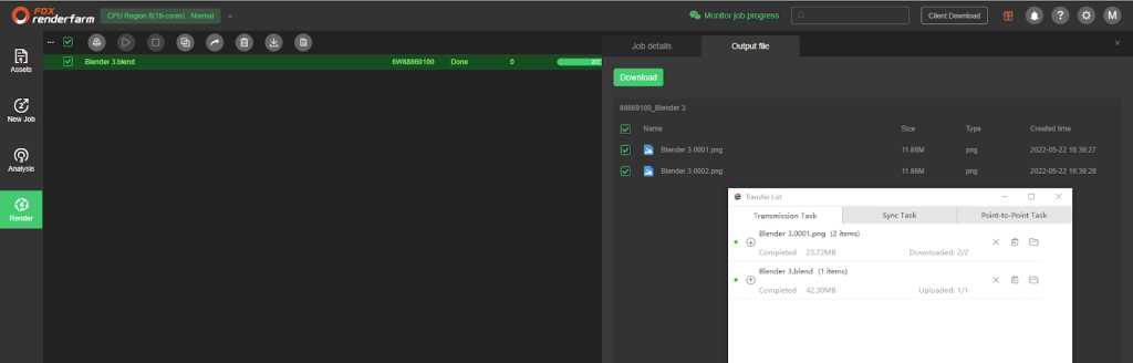 Fox render farm workflow for Blender and Cycles - VFXRendering