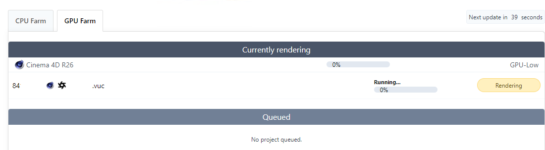 Ranch Computing workflow for Cinema 4D and Octane rendering