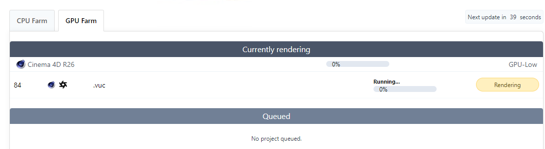 Ranch Computing workflow for Cinema 4D and Octane rendering