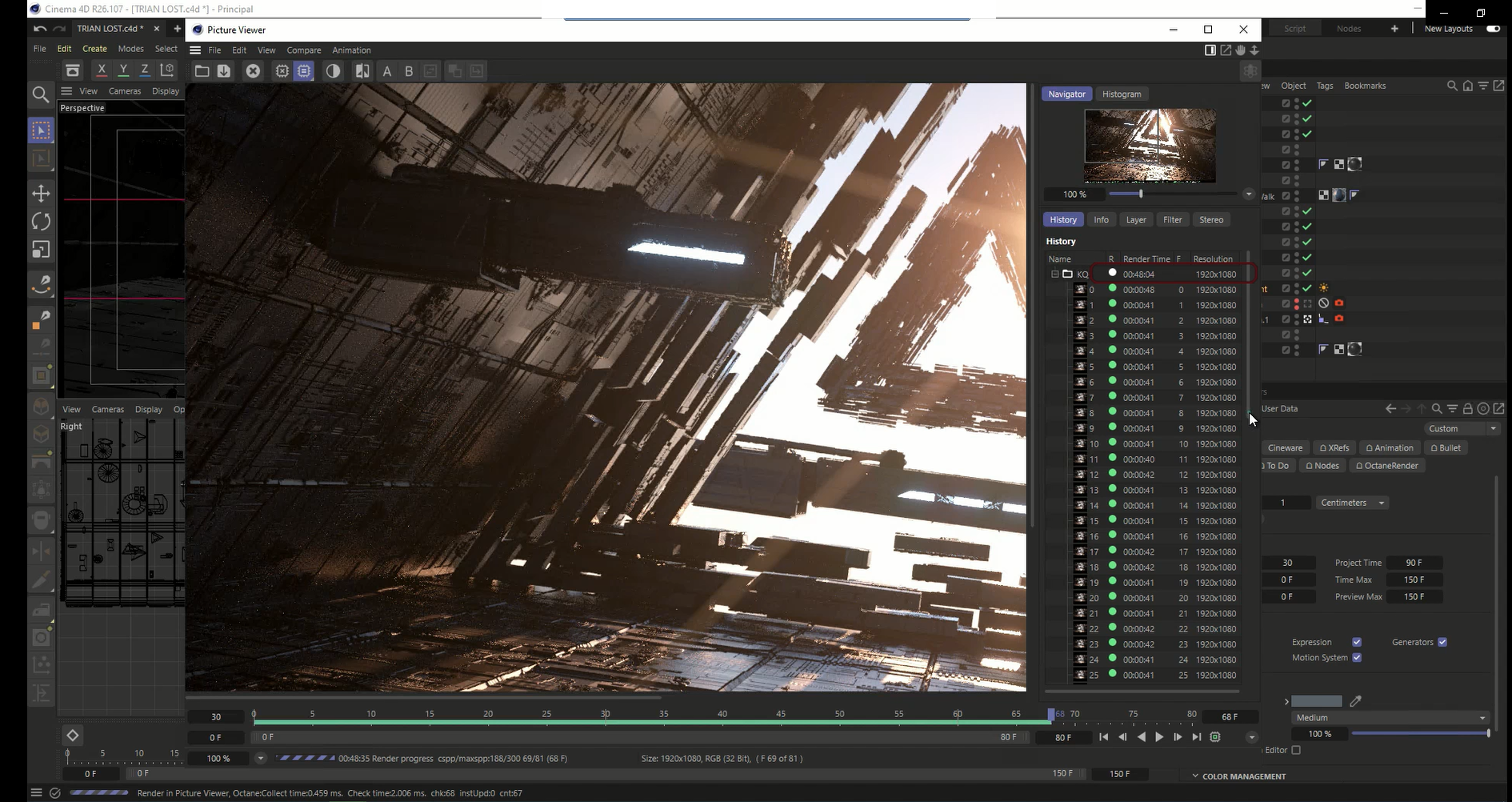 Render farm speed test: render with Cinema 4D and Octane renderer ...