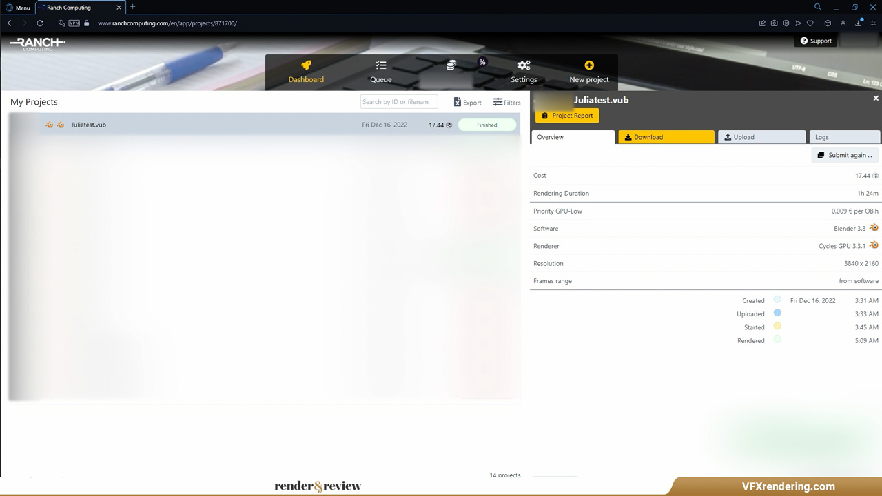 Top 5 Best Blender Render Farm Comparison (Still Image) - VFXRendering