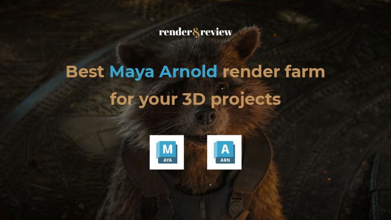 5 Best Maya Arnold render farm for your 3D projects - VFXRendering