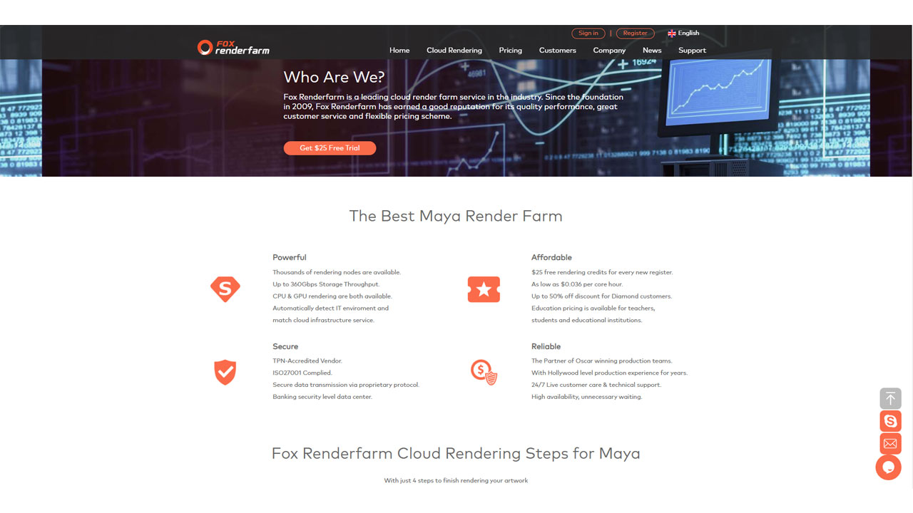 5 Best Maya Arnold render farm for your 3D projects - VFXRendering