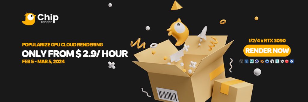 Chip Render Farm: Affordable Cloud Rendering Solution for Every 3D Artist