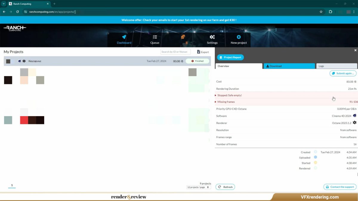 Render Farm Cost Comparison - VFXRendering