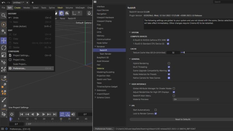 How to Render with Redshift in C4D? - VFXRendering