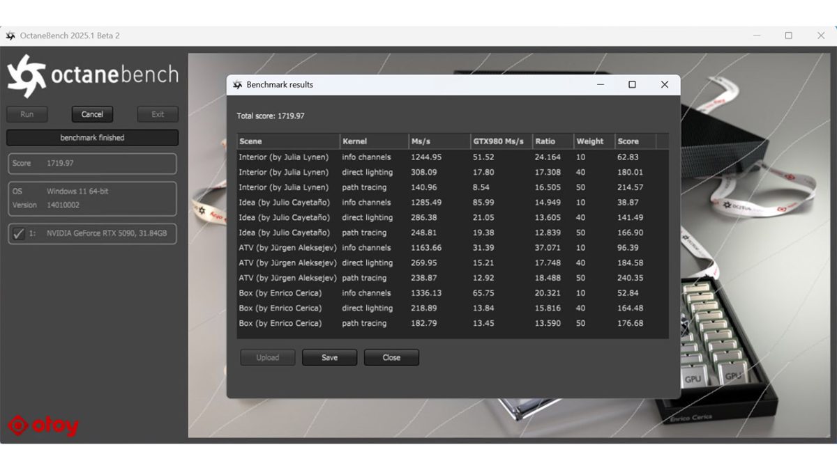 Octane Render Benchmark: How fast is your GPU? - VFXRendering