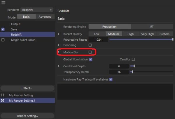 How to add Motion Blur to Cinema 4D viewport render? - VFXRendering