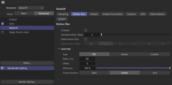 How to add Motion Blur to Cinema 4D viewport render? - VFXRendering
