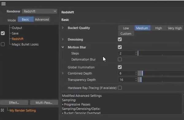 How to add Motion Blur to Cinema 4D viewport render? - VFXRendering